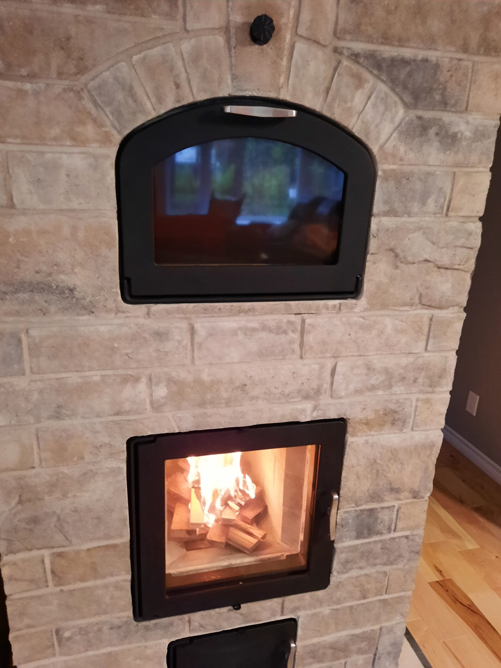 Philip Godfrey's 5-Run Masonry Heater - Firespeaking