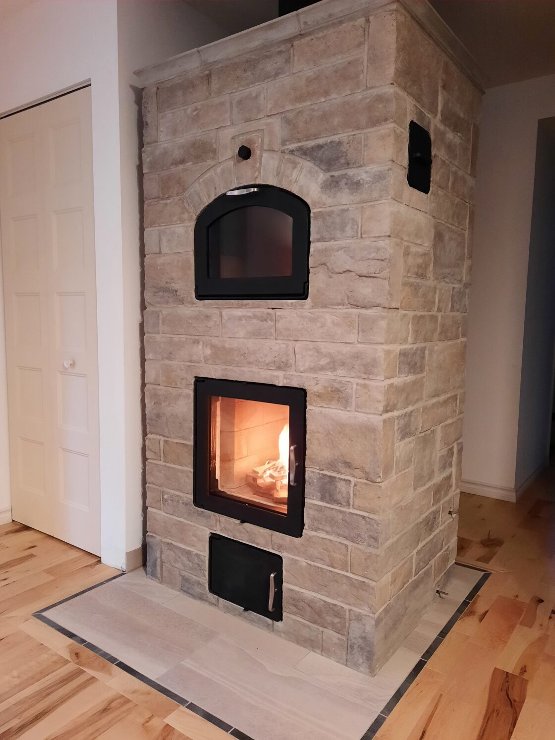 Philip Godfrey's 5-Run Masonry Heater - Firespeaking