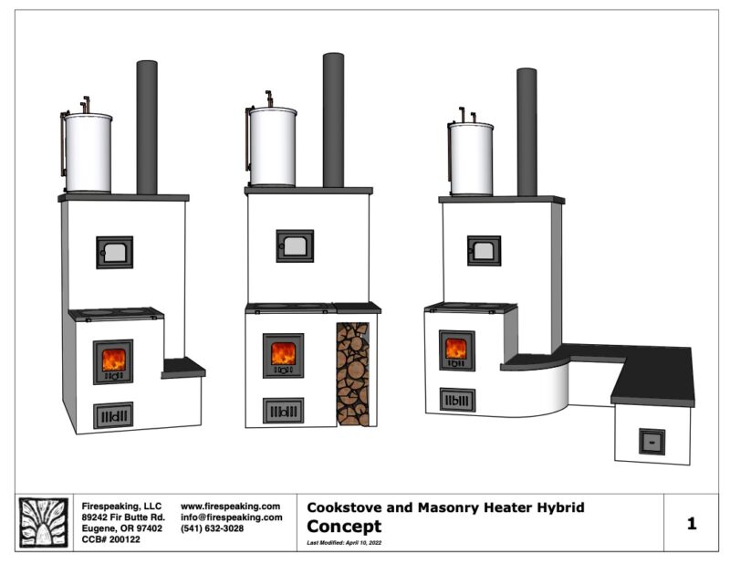 Cookstove & Masonry Heater Hybrid Plans - Firespeaking