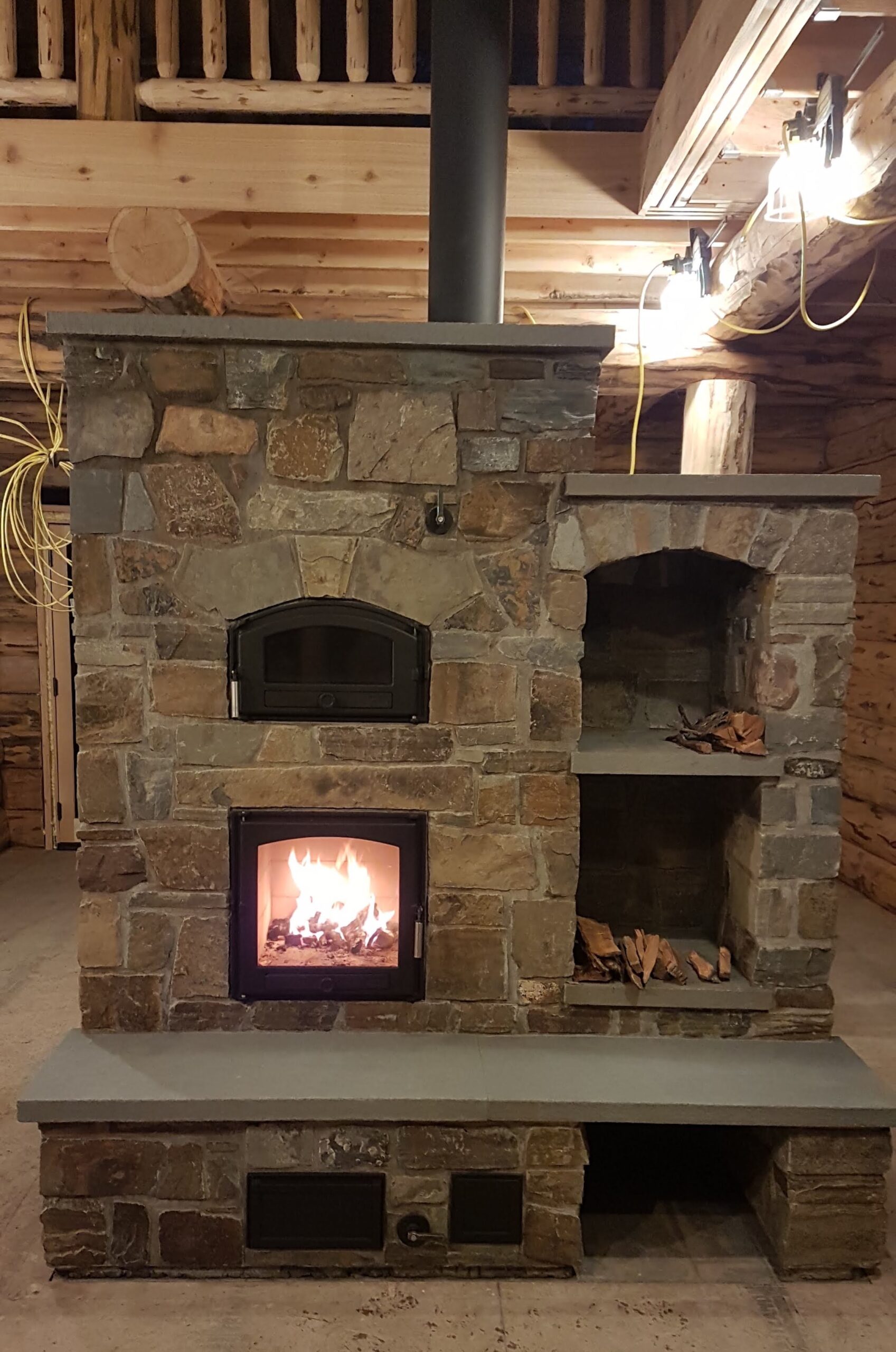 Stone-Faced Masonry Heaters - Firespeaking